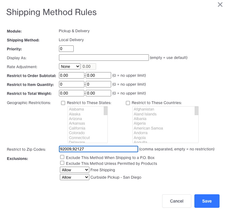 Miva Docs How To Guides Scheduled Pickup Delivery Miva Docs How To Guides Scheduled Pickup Delivery
