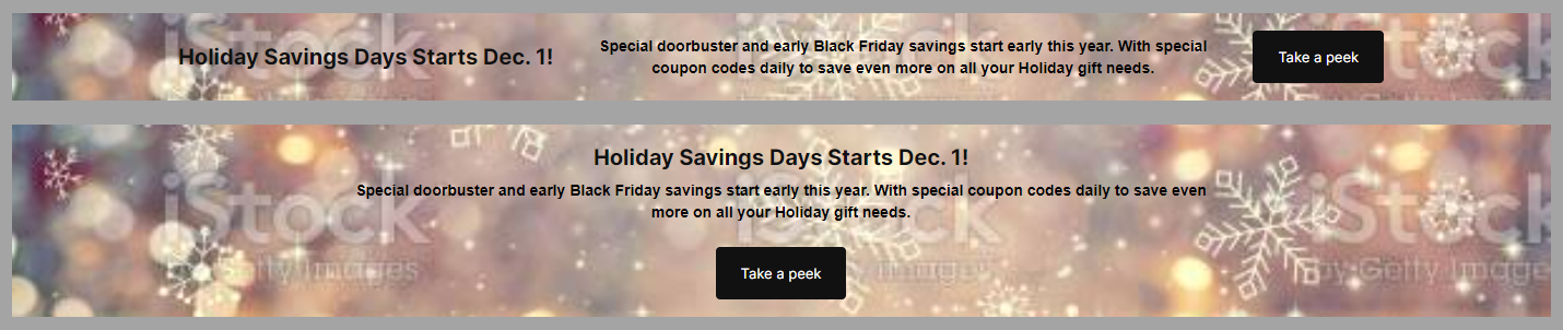 Miva Docs: Miva 10 Page Builder Text Banner Component