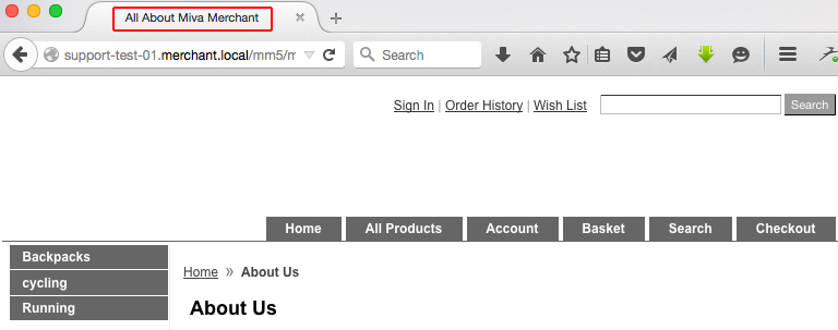 Overwriting Page Template Titles – Miva